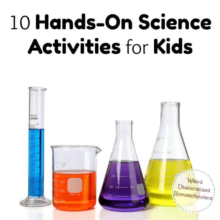 10 Hands On Science Activities For Kids Weird Unsocialized Homeschoolers 10 Hands On Science Activities For Kids Weird Unsocialized Homeschoolers