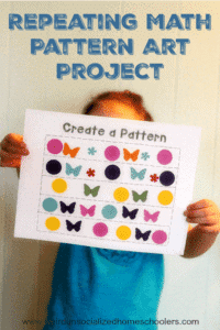 Repeating Math Pattern Art Project - Weird, Unsocialized Homeschoolers