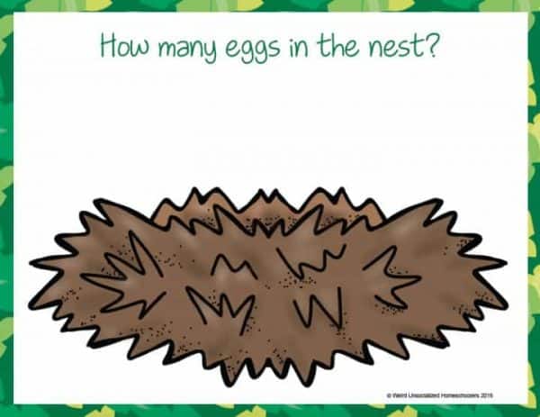 Ten Eggs in a Nest Counting Fun for Preschoolers - Weird, Unsocialized ...