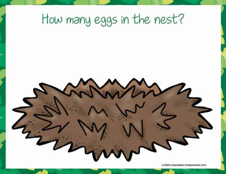 Ten Eggs in a Nest Counting Fun for Preschoolers - Weird, Unsocialized ...