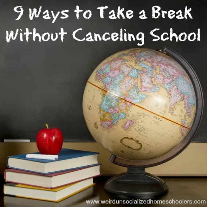 9 Ways to Take a Break Without Canceling School - Weird, Unsocialized ...
