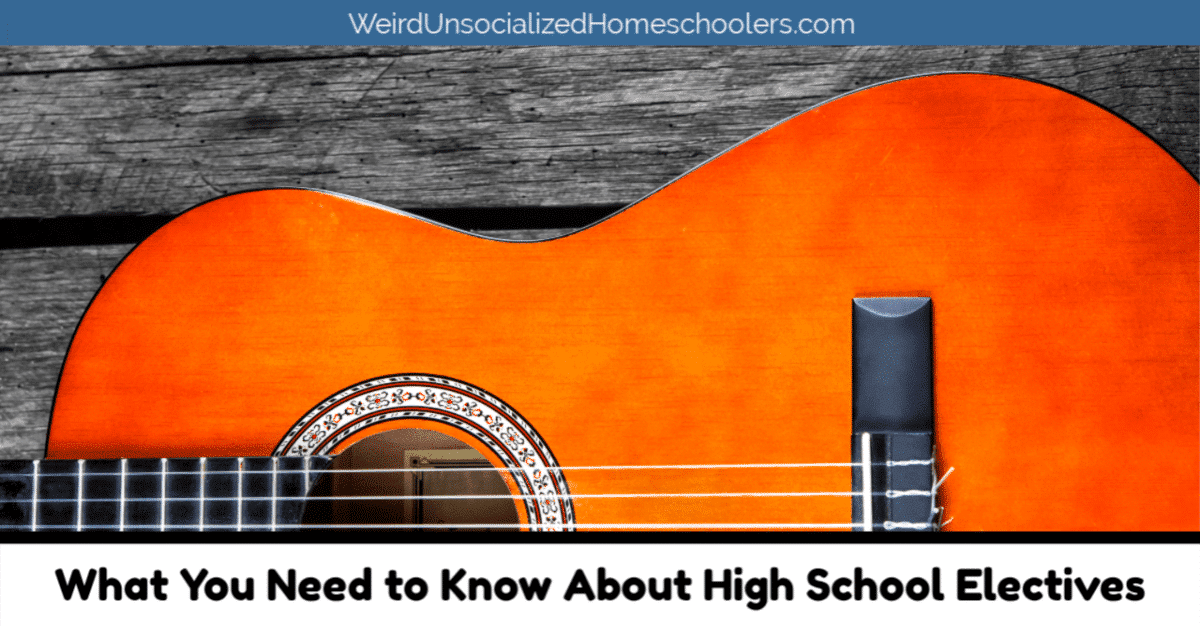 What You Need to Know About High School Electives - Weird, Unsocialized ...