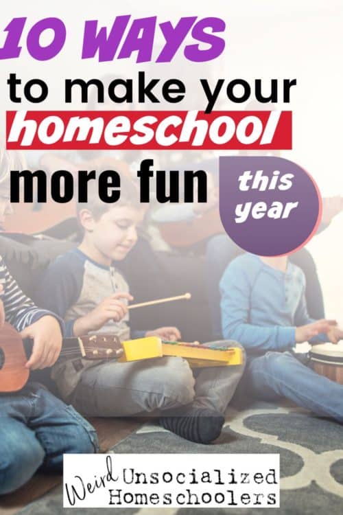 10 Ways to Make Your Homeschool More Fun This Year