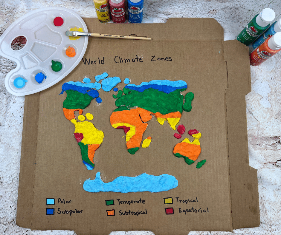 Explore World Climate Zones with This Easy Salt Dough Map Project