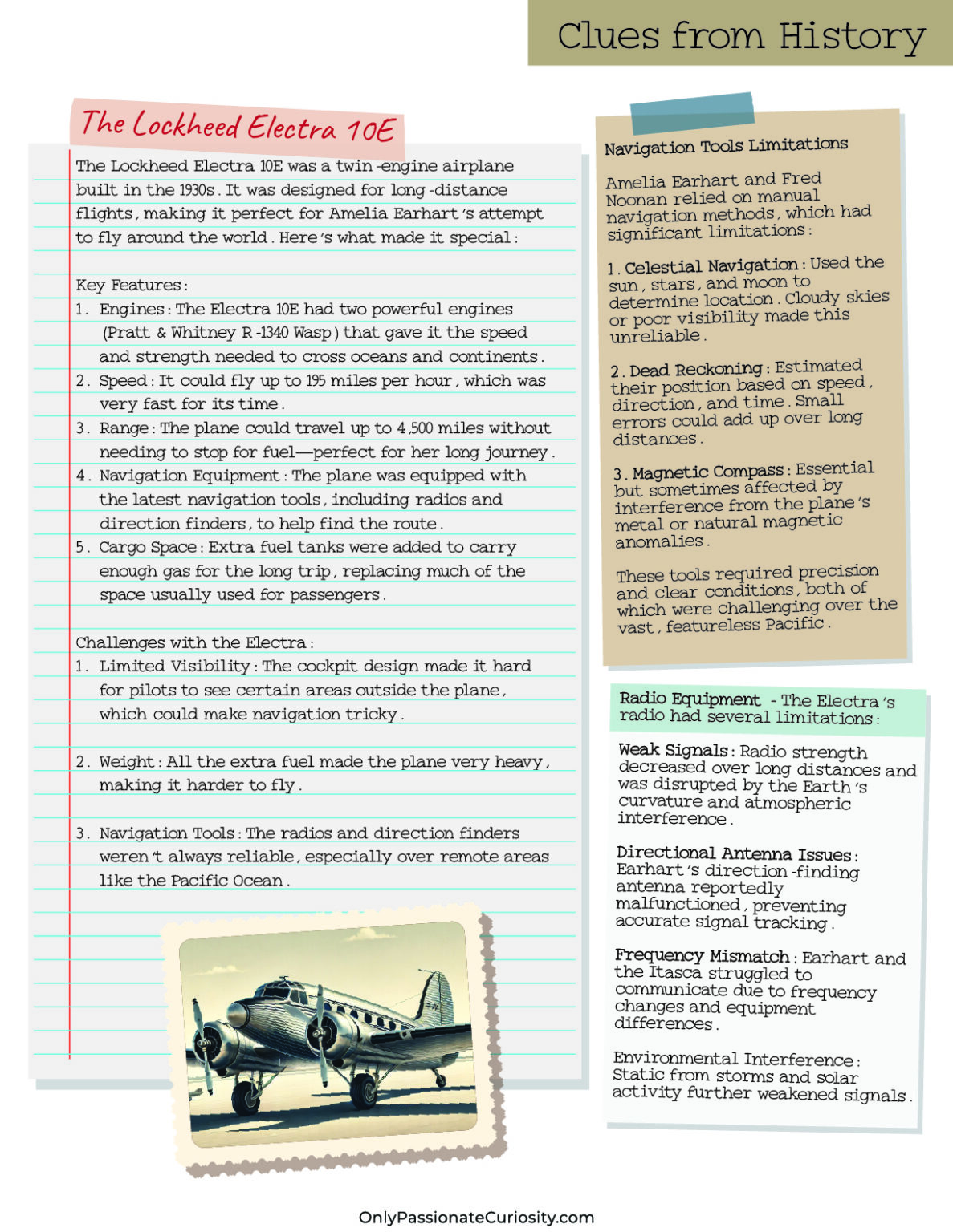 Labs of Wonder: Amelia Earhart Unit Study - Weird, Unsocialized ...